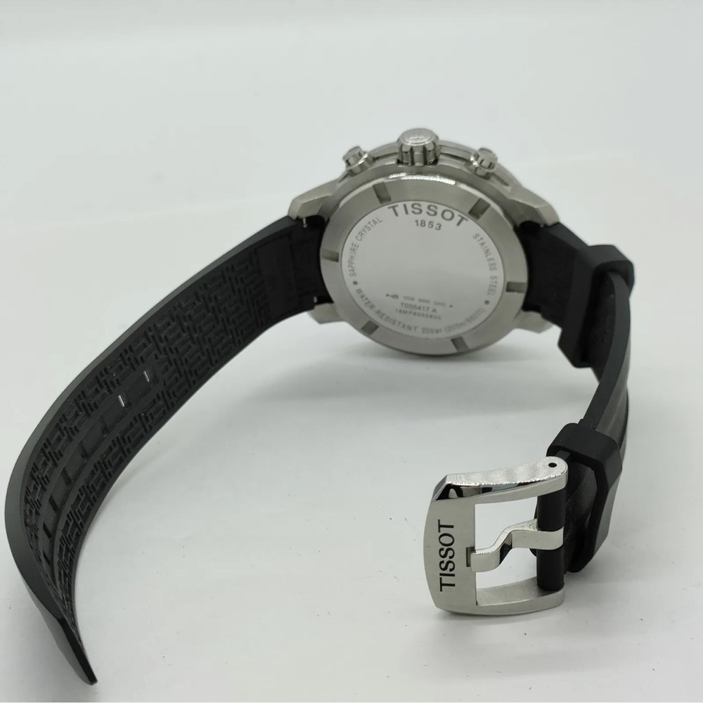 Tissot Watch T055417a Chronograph Good Condition 41mm… - Gem